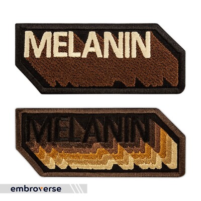 Melanin Patch - Black Girl Power, Pretty Woman - BLM Embroidered Iron On Patches | eBay