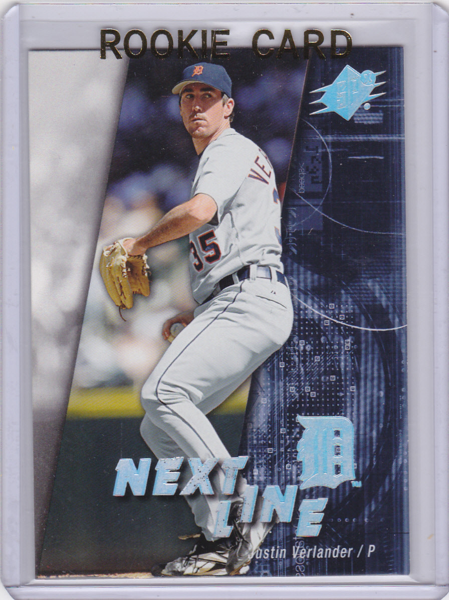 JUSTIN VERLANDER ROOKIE CARD 2006 Upper Deck SPX Next In Line Tigers ...