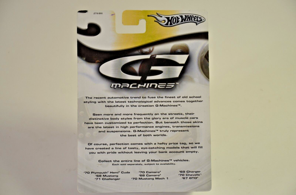 2005 HOT WHEELS G MACHINES 1967 GTO J27126-0980 NIP silver and blue | eBay
