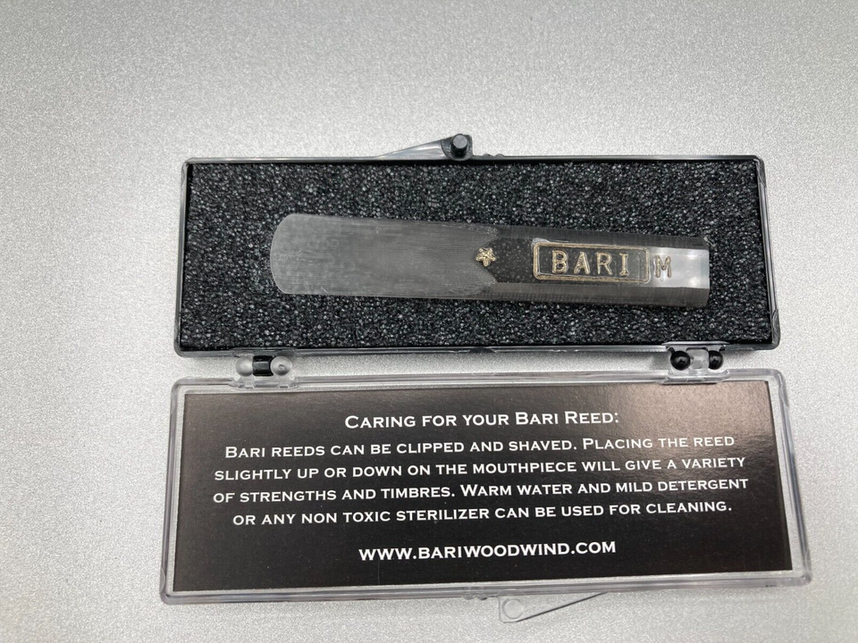 BRAND NEW Bari Brand Synthetic Reed MEDIUM - for Bb CLARINET - #BSCLM ...