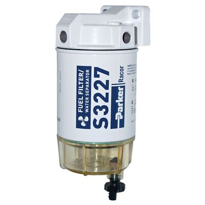 Racor 320R-RAC-01 Spin-On Fuel Filter Water Separator with Clear Bowl ...