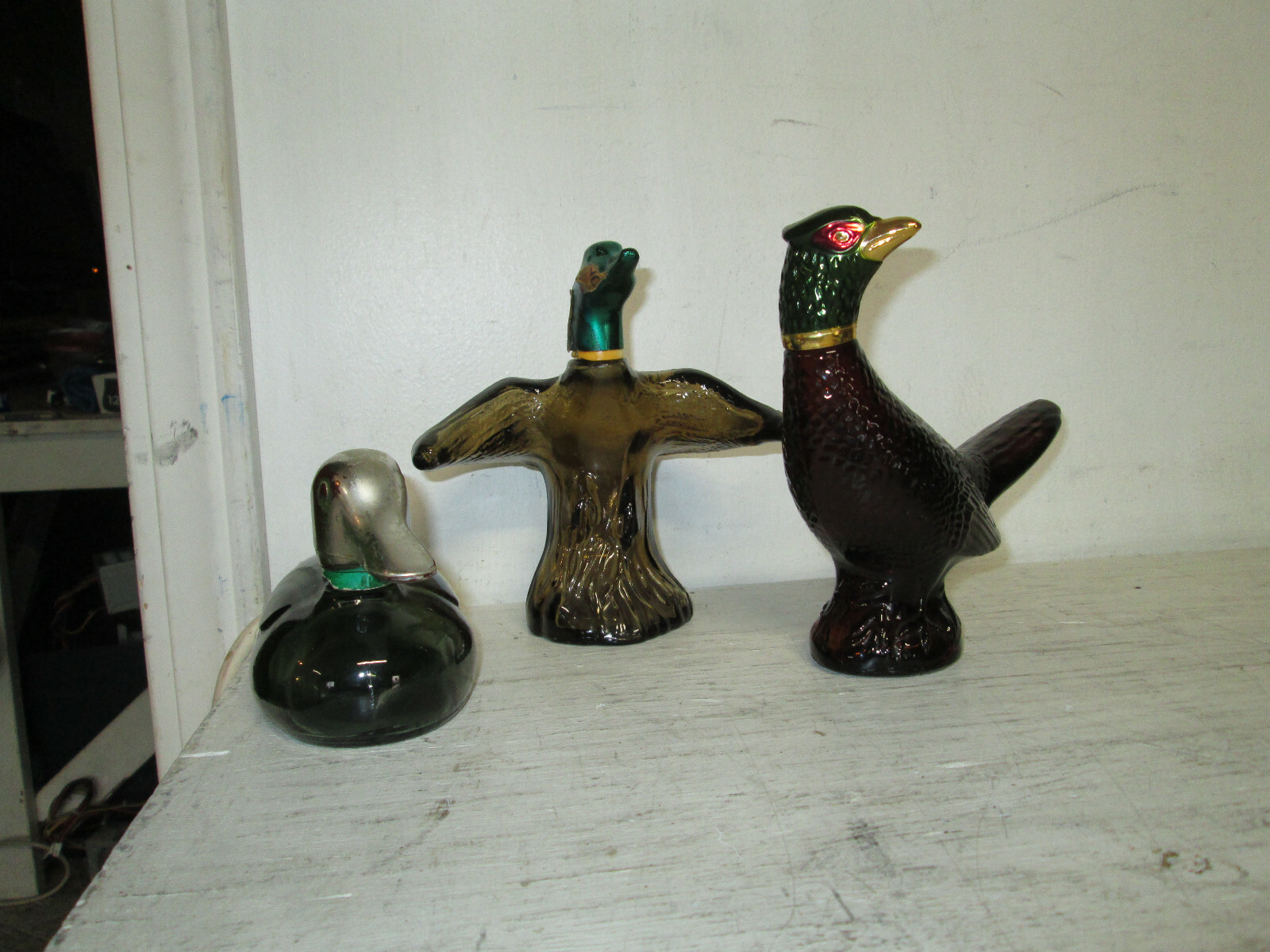 Vintage Lot of 3 Avon Glass Duck Cologne Decanters Bottles, GUC | eBay