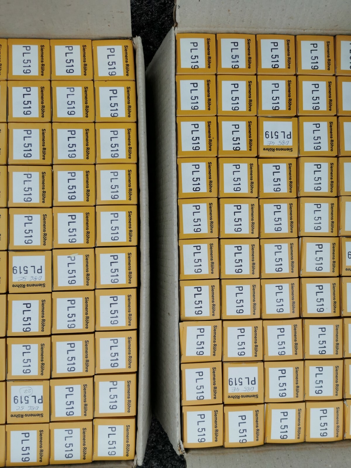 PL519 Siemens West Germany 40KG6 PLATINUM Matched PAIR EAR859 EAR861 ...