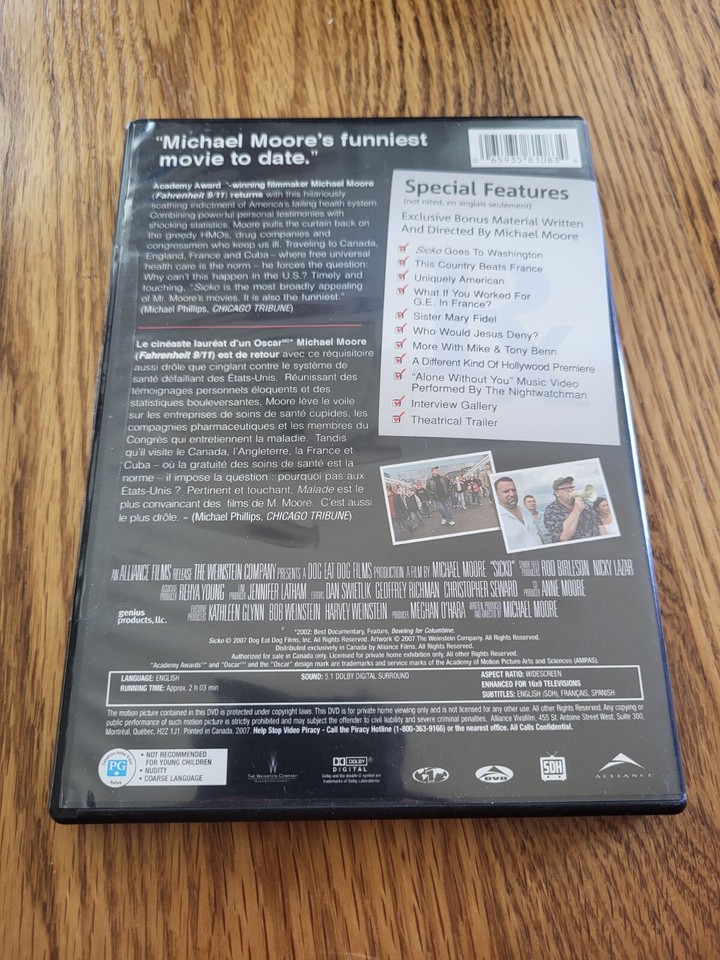 Sicko - A Film by Michael Moore (Special Edition) (DVD, 2007 ...