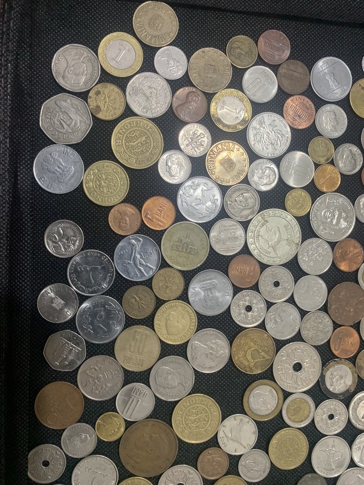 bulk lot mixed 200-250 coins all world worth £500 Plus Some really old ...