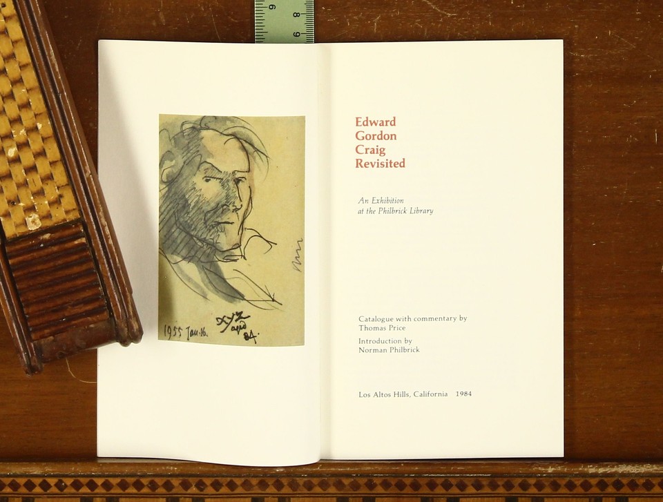 Edward Gordon Craig Revisited Art Exhibition Philbrick Catalogue ...