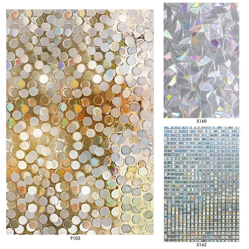 45x100cm PVC Frosted Self-Adhesive Window Glass Film Paper Opaque ...