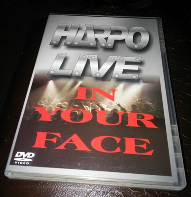 Harpo Live in your Face indie private PA Heavy Metal Dvd | eBay