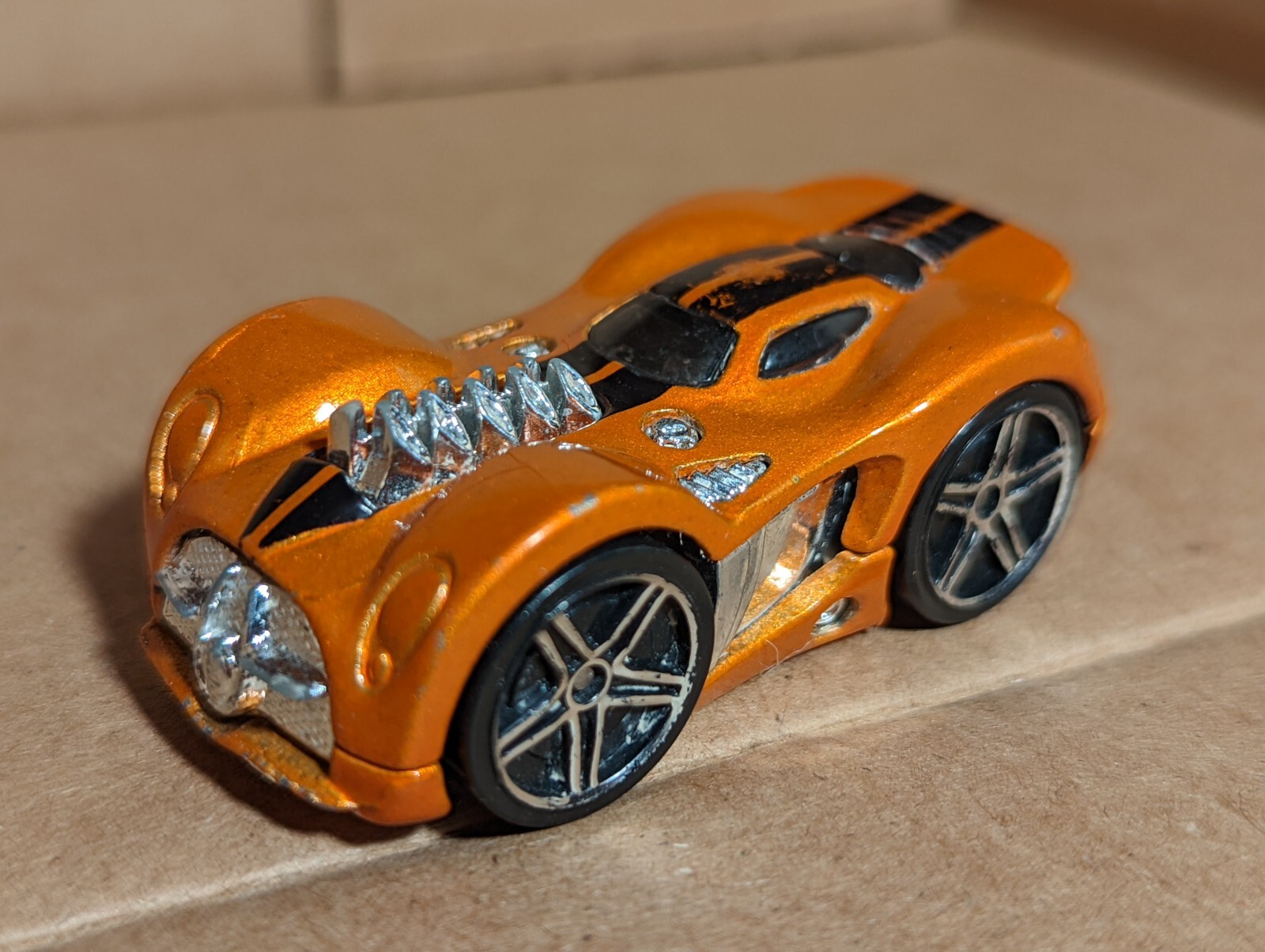 Hot Wheels L'Bling Orange Die Cast Metallic Toy Car Model Mattel Big ...