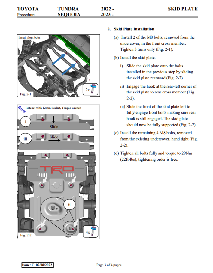 🔥2022-2024 TOYOTA TUNDRA TRD PRO FRONT SKID PLATE GENUINE OEM NEW PTR60 ...
