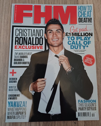 FHM Magazine Issue No 312 - Dec 2015 Featuring Cristiano Ronaldo on the ...