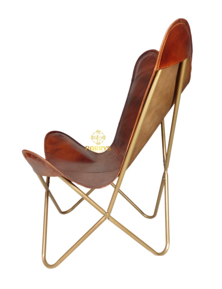 Arm Chair- Handmade Leather Arm Chair-Home Decor Comfortable Chair PL2 ...