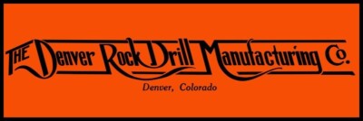 The Denver Rock Drill Mfg. Company NEW Sign 12x36" USA STEEL XL Size ...