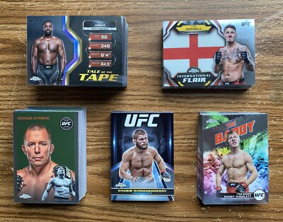 2024 Topps Chrome UFC Inserts COMPLETE YOUR SET / PICK (Hobby & Retail ...