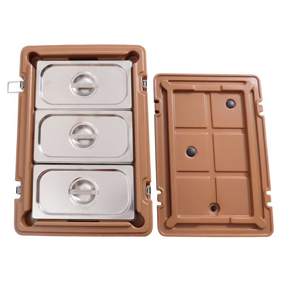 Insulated Food Pan Carrier Boxes for Catering Food Warmer Box 30L/7 ...
