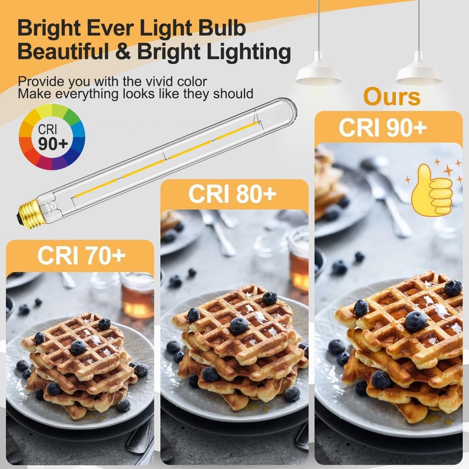 T300 Led Bulb, 11.8 Inch Long Tubular Led Light Bulbs, 100Watt ...
