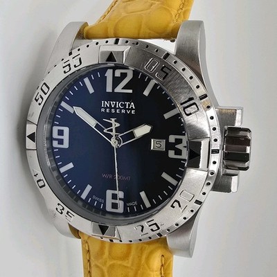 Invicta Reserve Excursion Men's Watch Black Dial 50mm Quartz 6252 | eBay