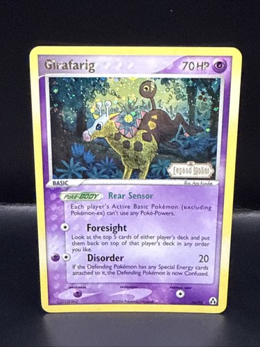 Pokemon Card TCG EX Legend Maker Girafarig Reverse Holo Stamped 16/92 | eBay