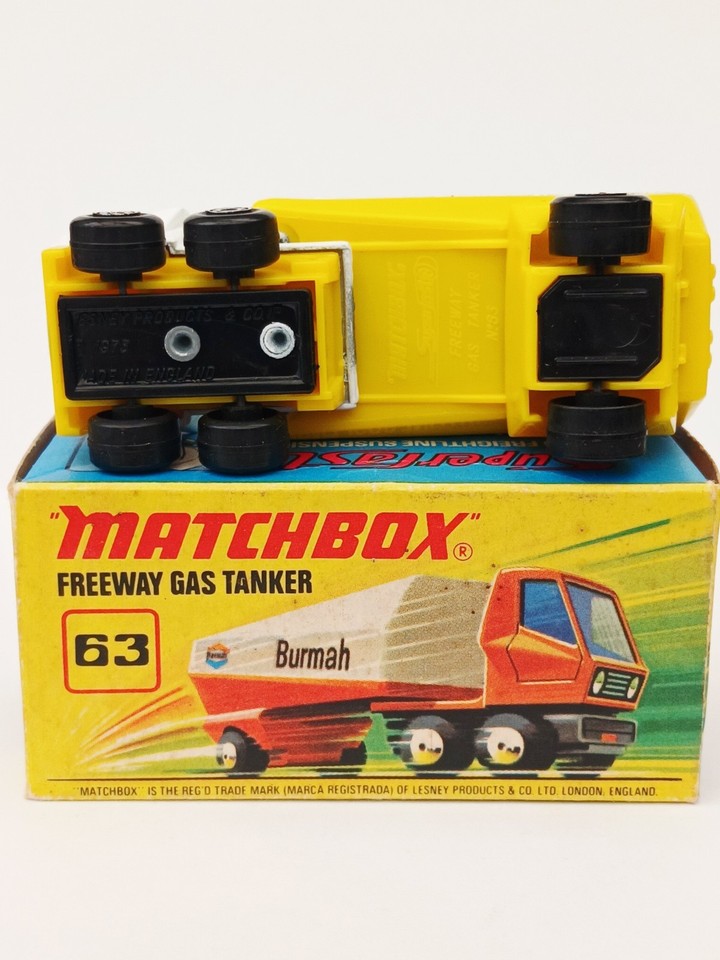 Matchbox Superfast No63 1973 Freeway Gas Tanker Shell, MINT IN MINT ...