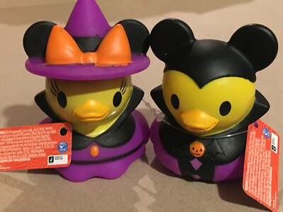 Halloween Disney Duckz Minnie & Mickey Set Target Exclusive Rubber ...