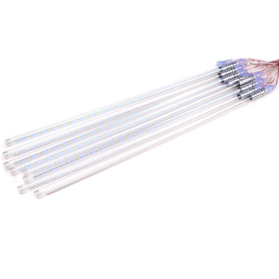 384 LED Meteor Shower Lights Fairy String Light Falling Rain Tree Xmas ...