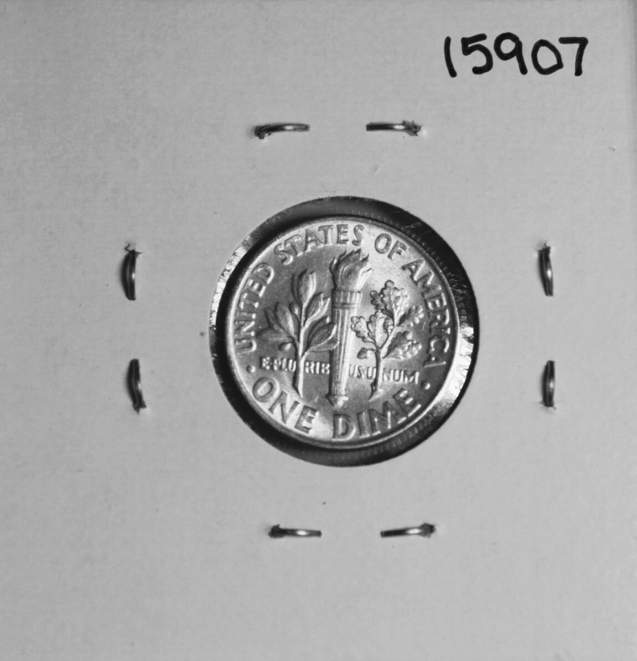 1964 P ROOSEVELT DIME #15907.BU.FULL TORCH.FULL SPLIT BANDS | eBay