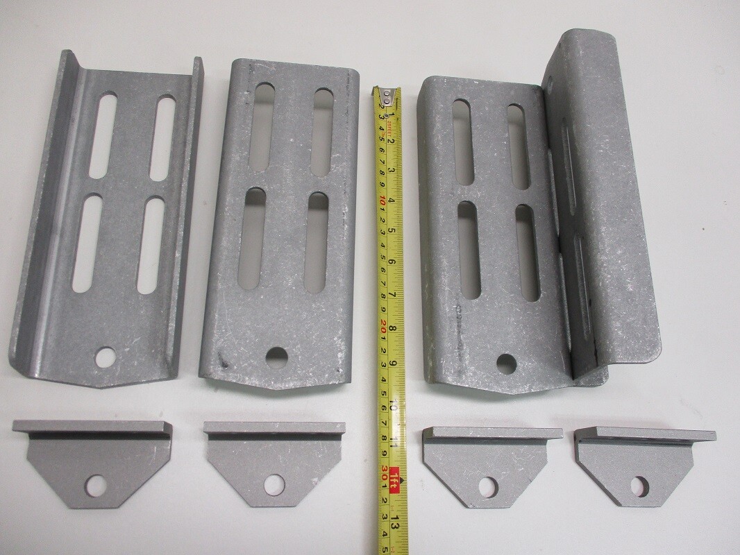 (4) Aluminum Boat Pontoon Trailer 9.75" Bolster Bunk Board Swivel ...