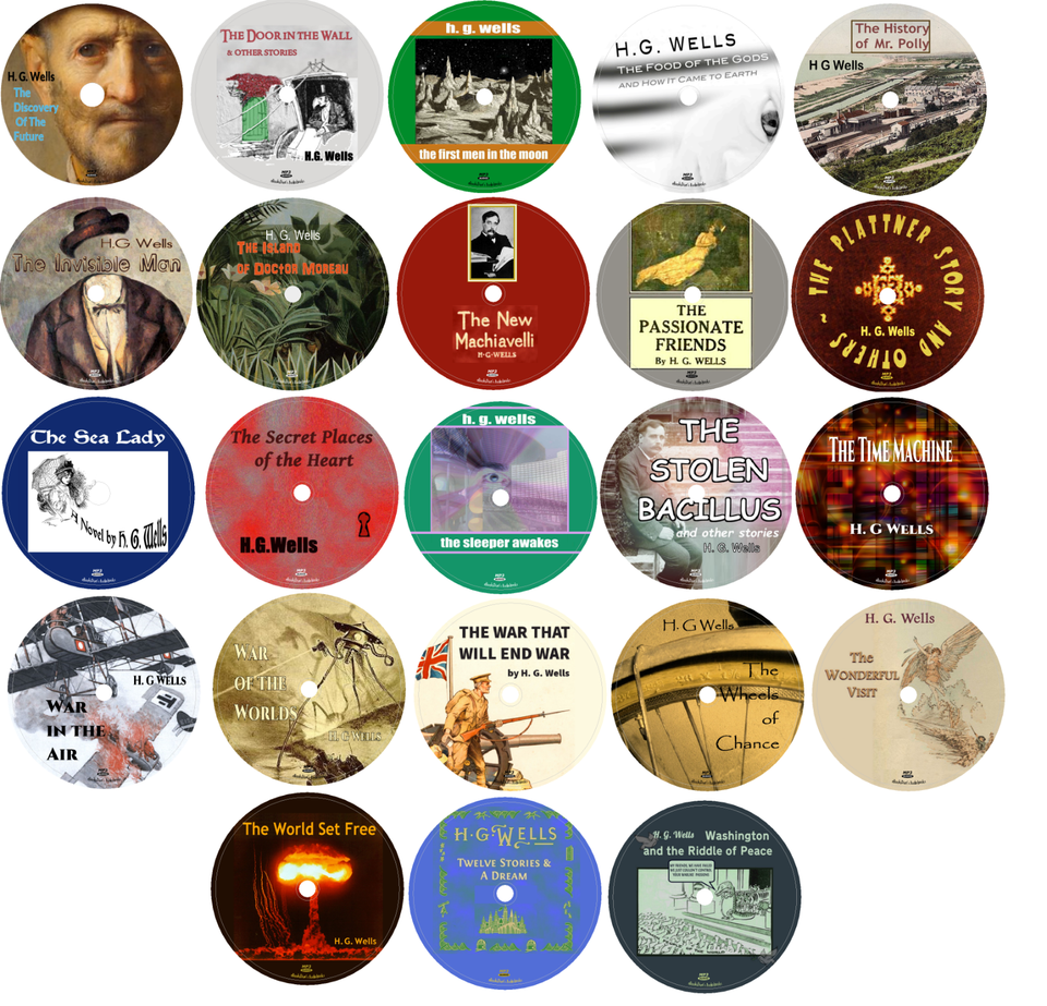 Collected Works of H. G. Wells 46 Classic Sci-Fi Audiobooks in 46 MP3 ...