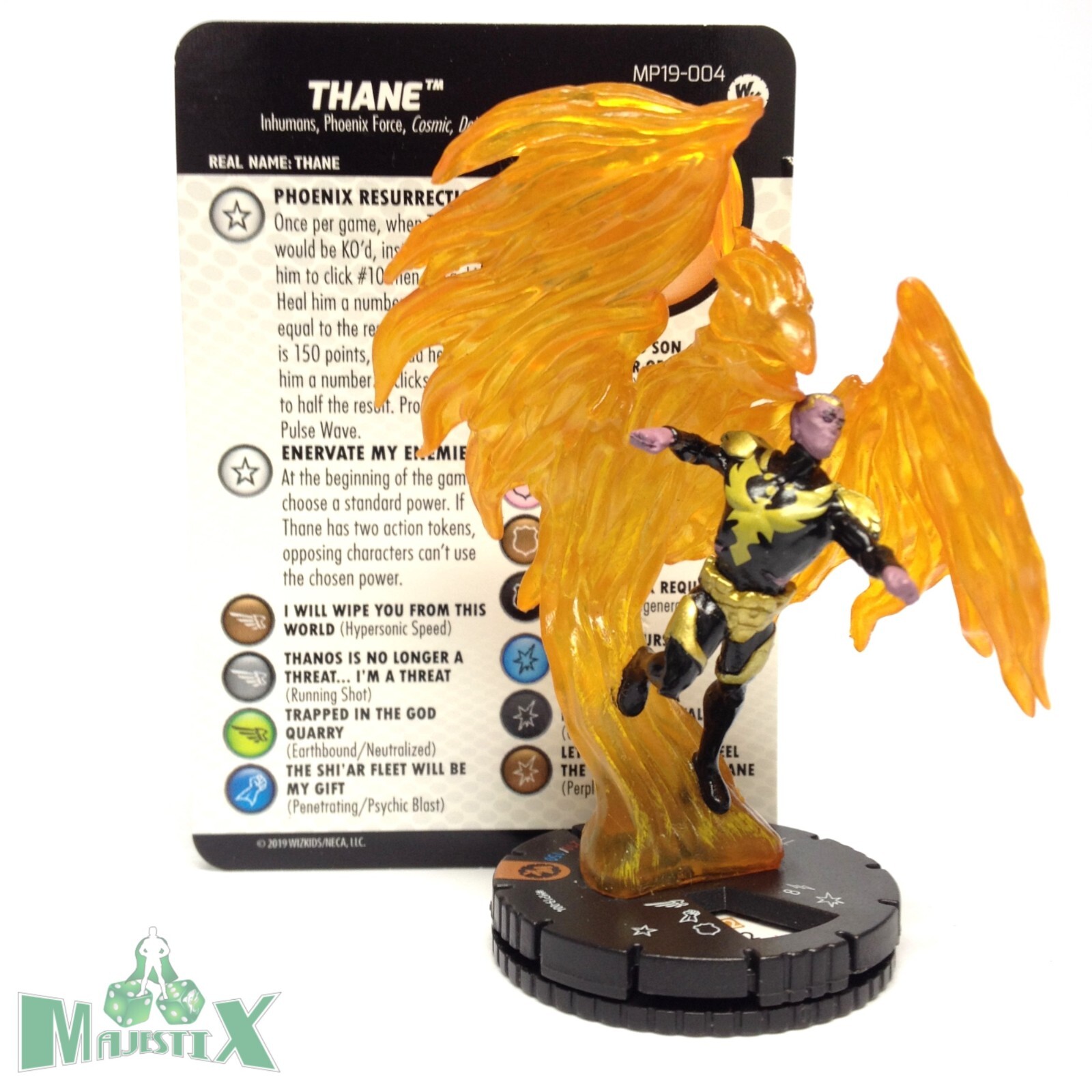 Heroclix 2019 Convention Exclusives set Thane #MP19-004 LE figure w/card! | eBay