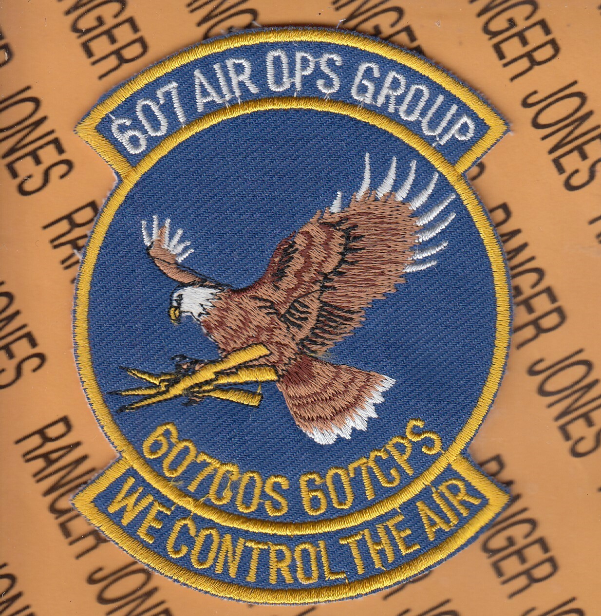 USAF Air Force 607th Air Operations Group AOG 4" patch c/e | eBay