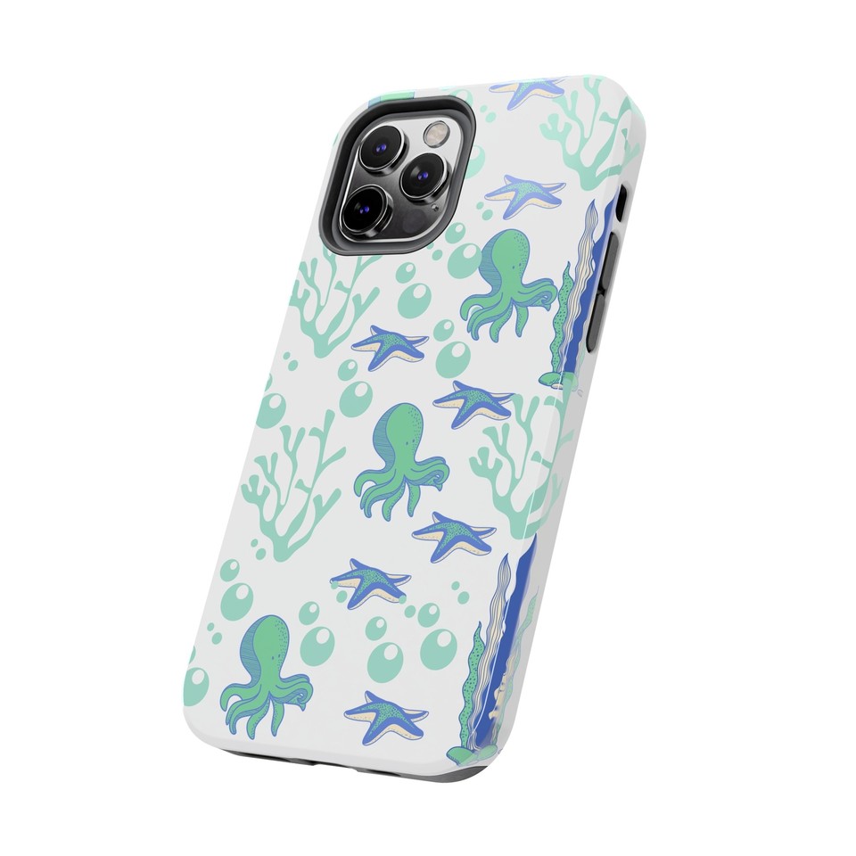 Blue Seashell Phone Case,Beachy Phone Case, iPhone 15 14 13 12 Pro y ...
