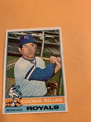 #311 Gum Stain Cookie Rojas 1976 Topps Baseball Card Cb22 | eBay