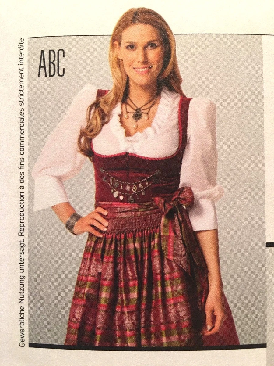 Traditional Dirndl Dress Pattern
