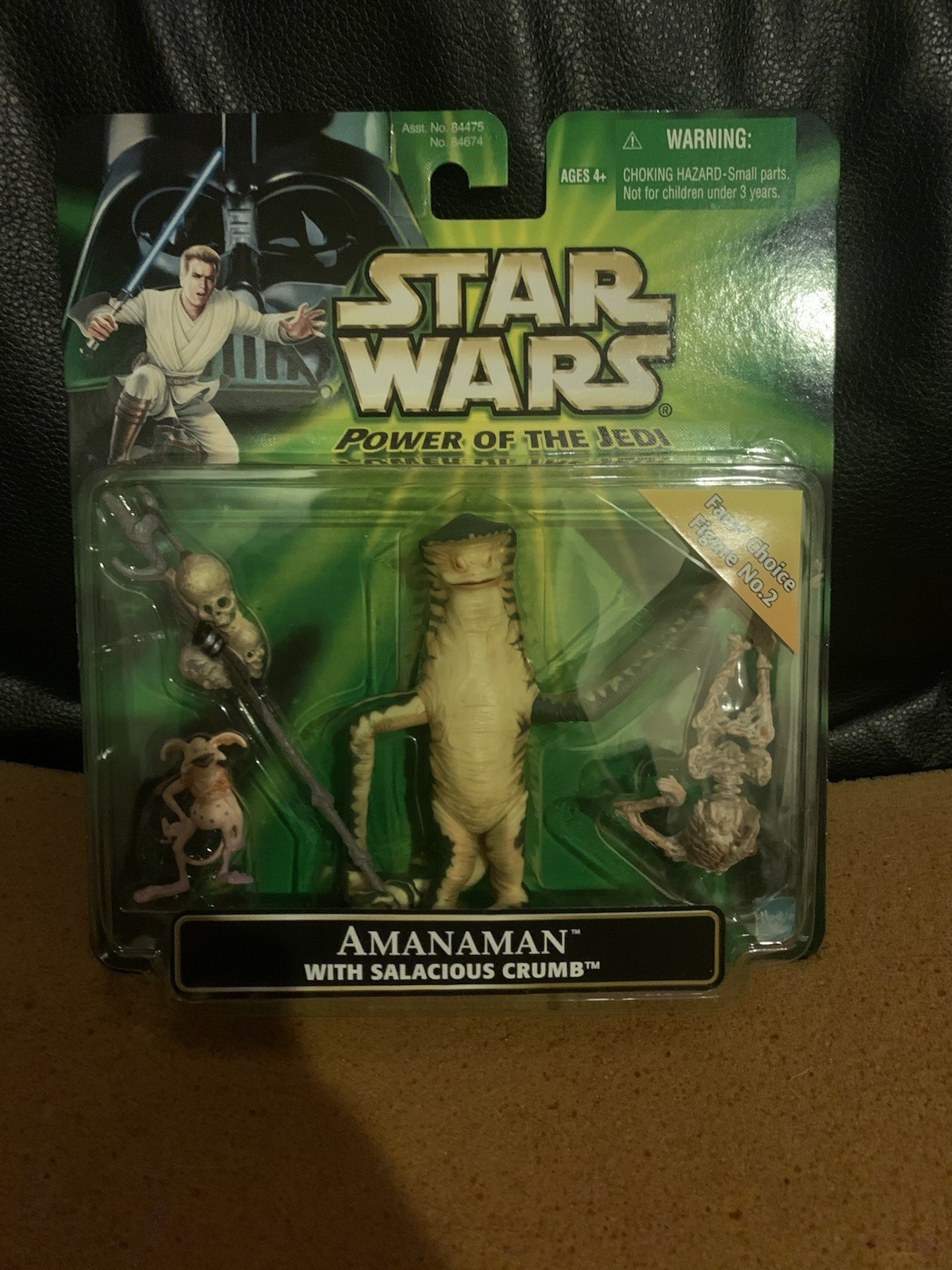 New In Box Star Wars Power Of The Jedi Amanaman With Salacious Crumb | eBay
