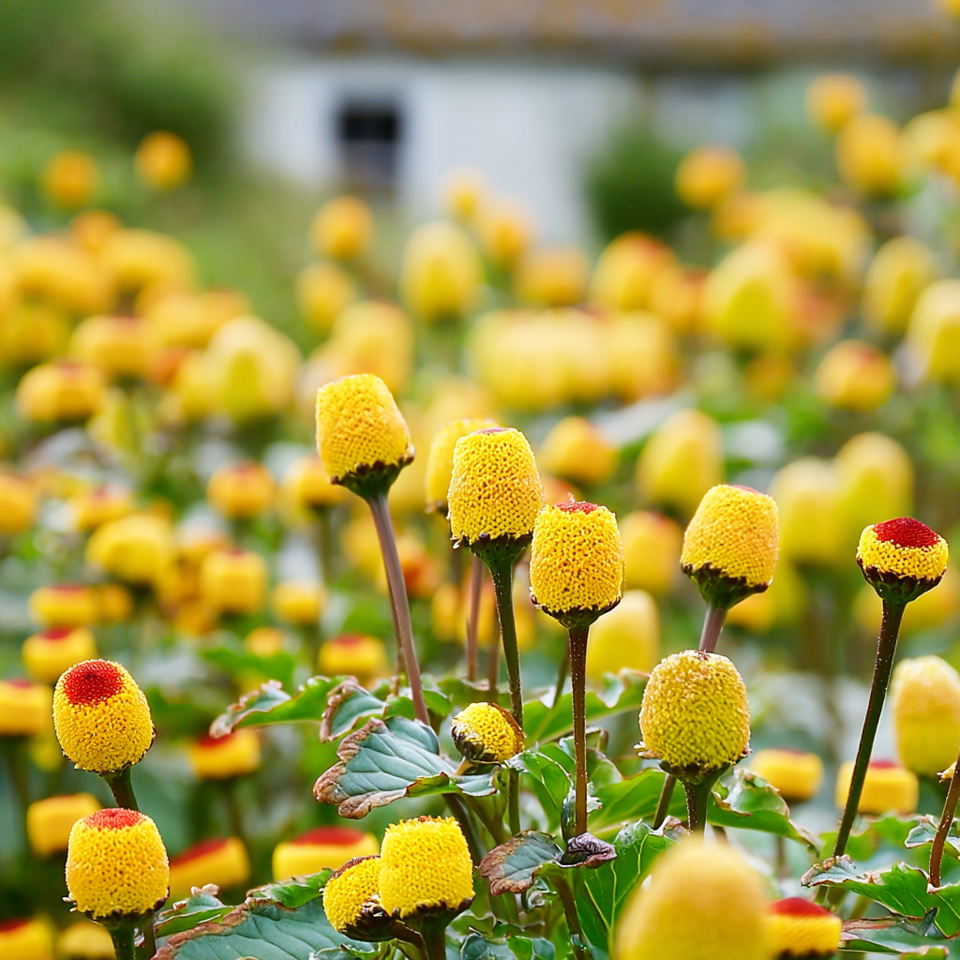 Toothache Plant 200 Seeds | Spilanthes Oleracea, Eyeball Plant ...