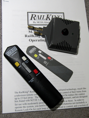 MTH Rail King IR Remote Control Set with Operating Instructions | eBay