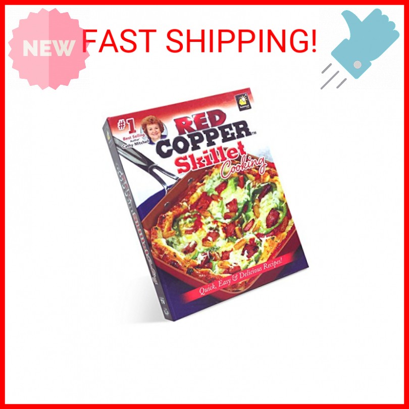 Red Copper Skillet Cooking Cookbook from Cathy Mitchell by BulbHead | eBay