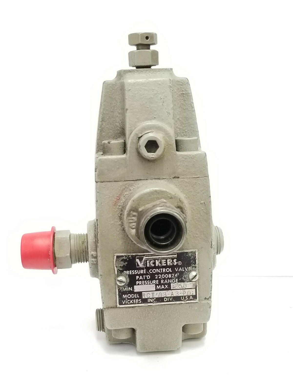 UNUSED VICKERS PRESSURE CONTROL VALVE RCT-03-A3-20 | eBay