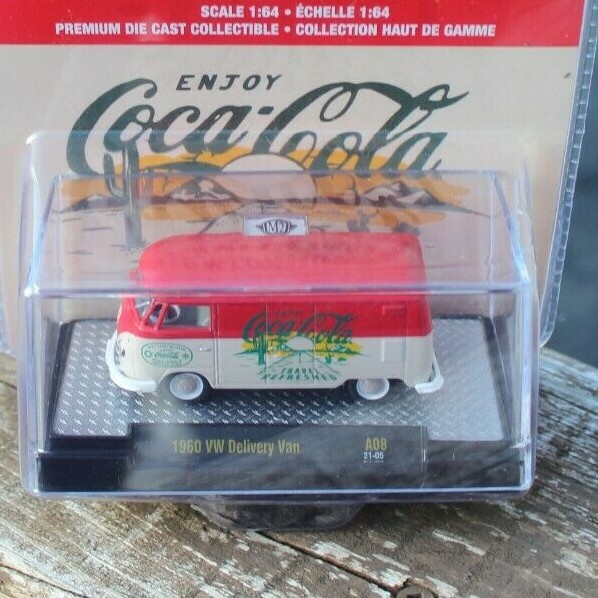 2021 M2 Machines COCA COLA COKE 1960 VW DELIVERY VAN VW BUS A08 21-06 ...