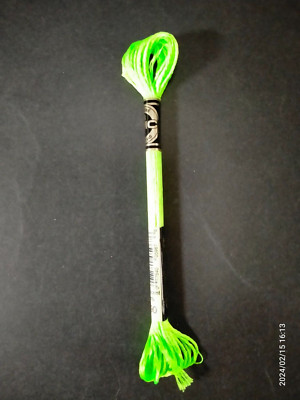 JEWEL EFFECTS - DMC - Neon Green colour - 8m/skein - 317W.E990 - 6839 ...