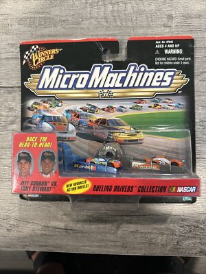 Micro Machines NASCAR "Dueling Drivers" Gordon vs. Stewart New Sealed ...