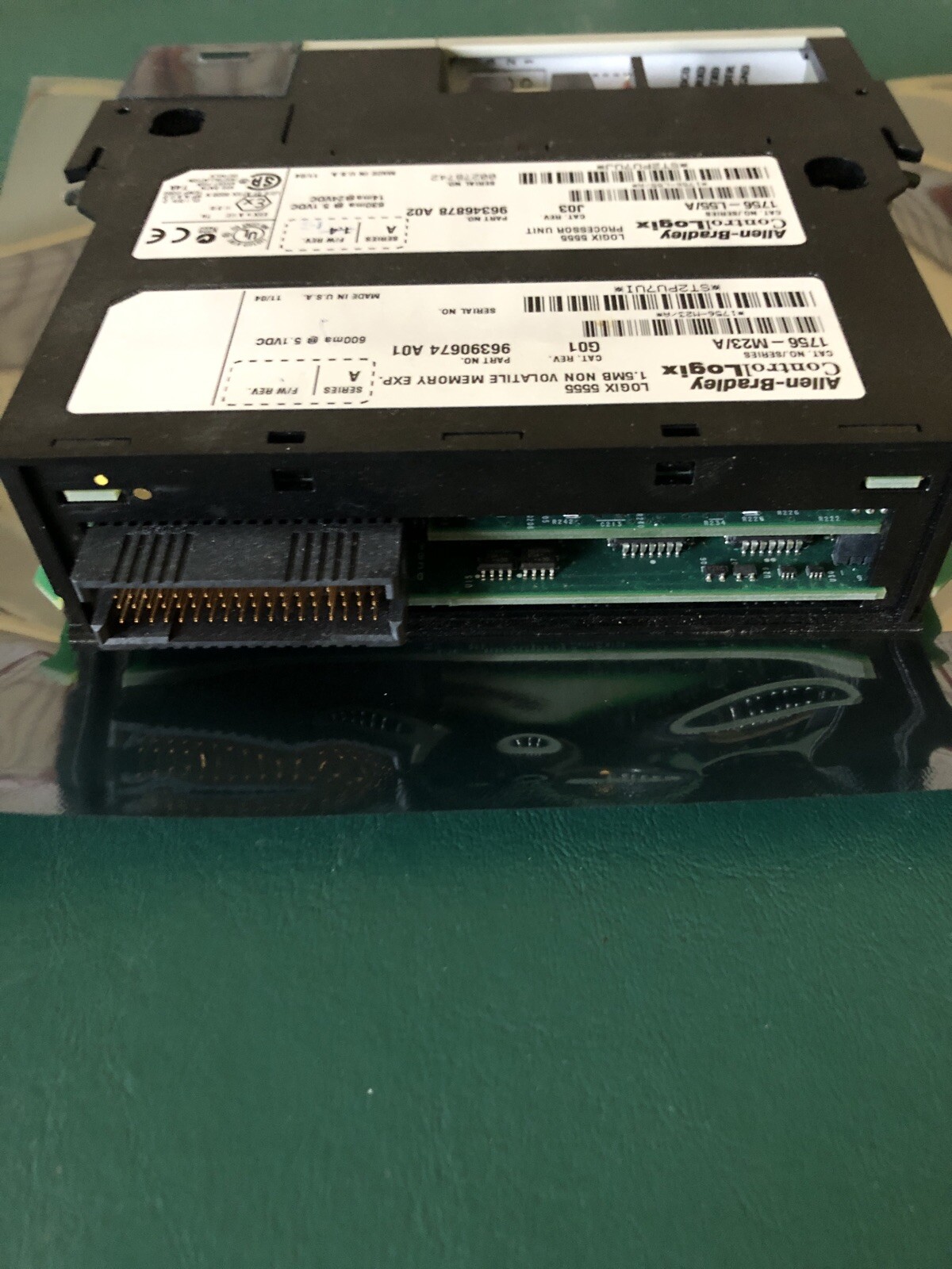 ALLEN BRADLEY CONTROLLOGIX 5555 1756-L55M23 SER. A F/W 1.3 PROCESSOR ...