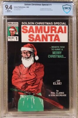 Samurai Santa #1 Solson Christmas Special CBCS 9.4 wp Key 1st Jim Lee ...