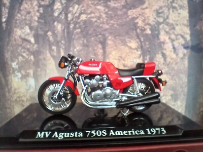 1/24 ATLAS EDITIONS CLASSIC MOTORBIKES MV Agusta 750S America 1973 | eBay