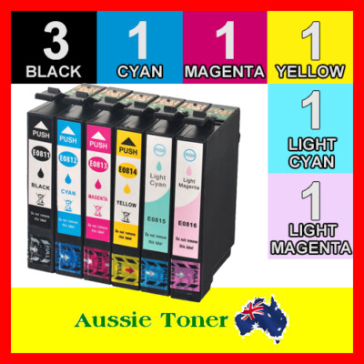 8x Generic Ink Cartridges 81 81N for Epson Artisan 1430 725 730 835 837 ...