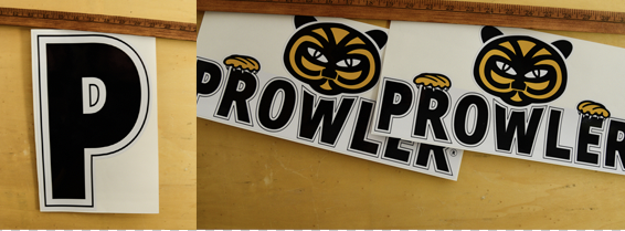 Prowler Vintage 60's-70's Travel Trailer Reproduction Canned Ham Decal ...