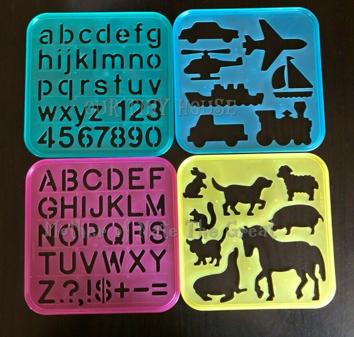 Vintage Tupperware Stencils Tupperware Stencil Art Case Lunch Box