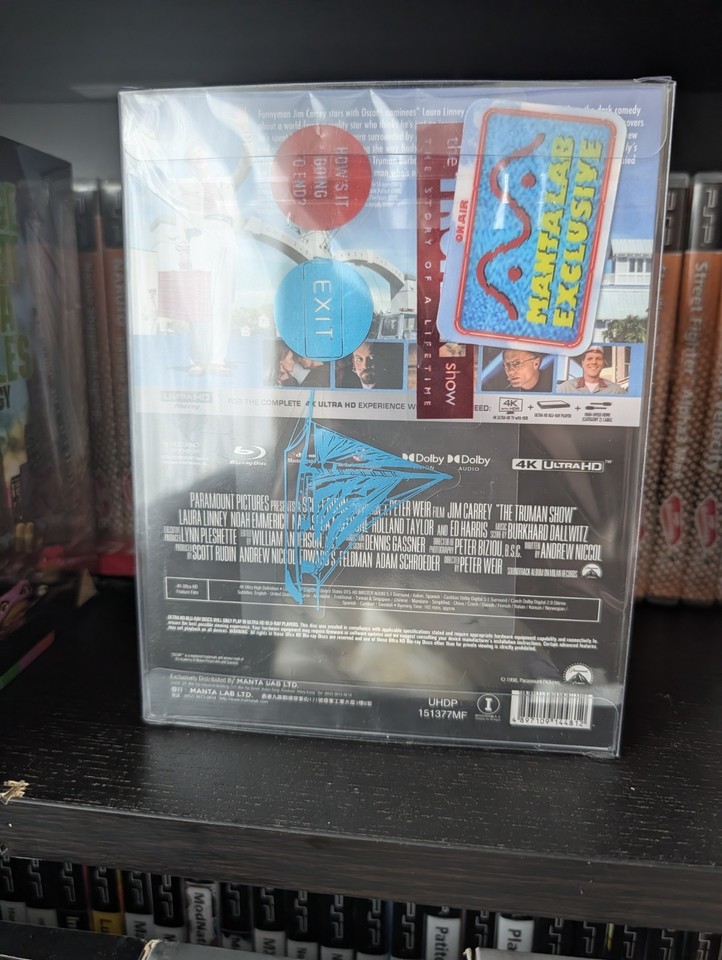 The Truman Show ~ Manta Lab Full Slip 4K UHD Blu Ray Steelbook New ...