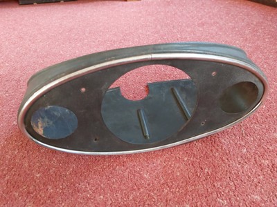 Classic BMC Mini Mk1 Central Speedometer Binnacle Cover Cooper Deluxe ...
