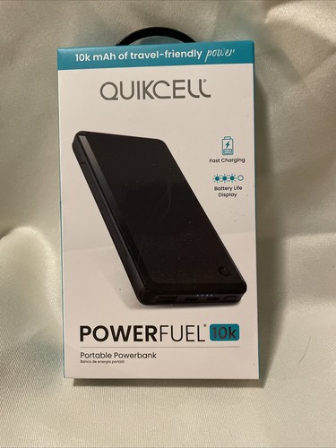 Quikcell PowerFuel (10K mAh) Multi-Port Portable Powerbank - Black ...